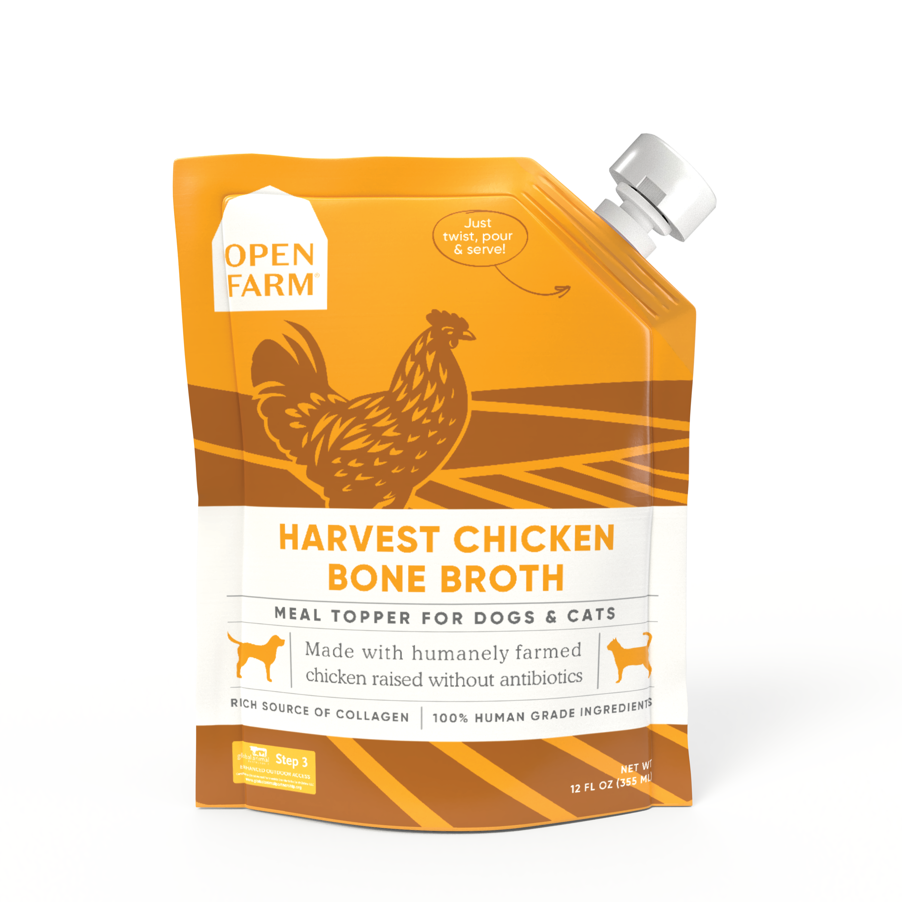 Open Farm Chicken Bone Broth 12oz – Dogs – Bernal Beast