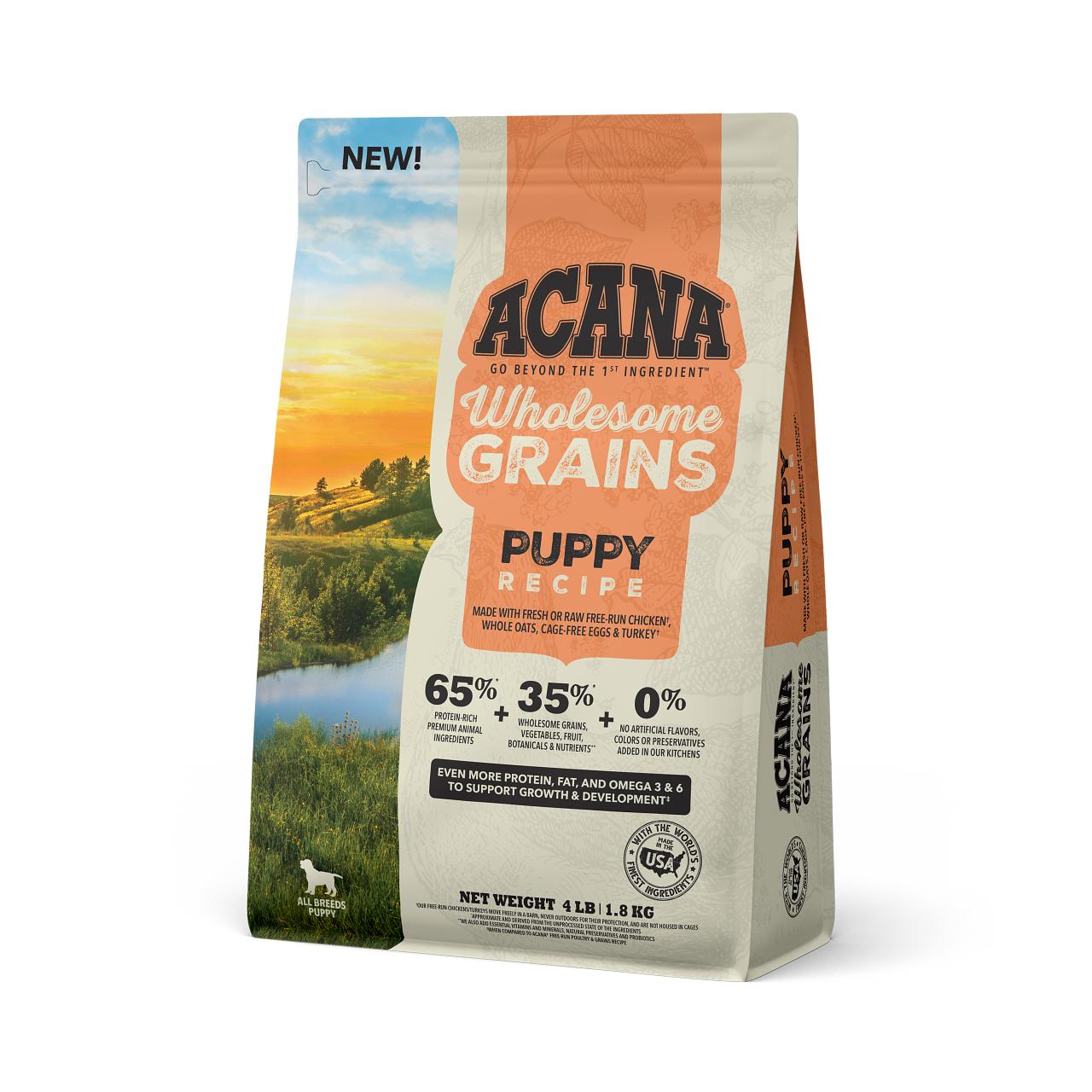 Acana Wholesome Grains Puppy 4lbs for Dogs – Bernal Beast